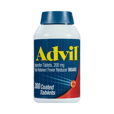 Advil Pain Reliever/fever Reducer Tablets - Ibuprofen (nsaid) - 300ct ...