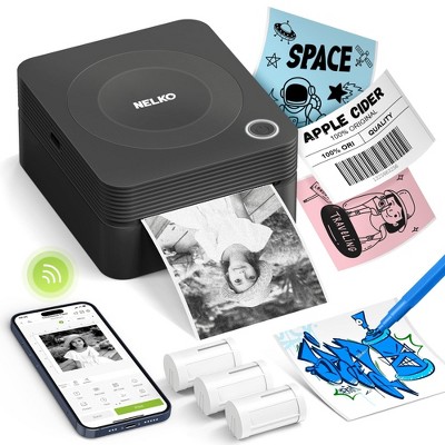 Polono Bluetooth Thermal Shipping Label Printer, Pl70e Wireless 4x6 ...