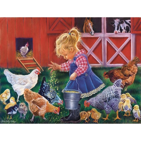 Sunsout Farm Girl 300 Pc Jigsaw Puzzle 35846 : Target