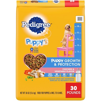 Pedigree Chicken & Vegetable Flavor Puppy Growth & Protection Complete ...