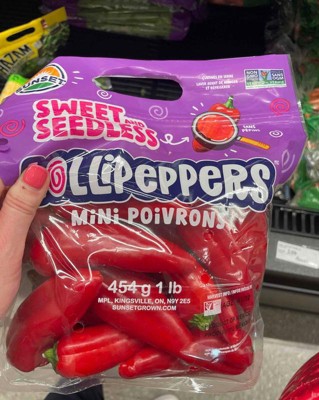 Sunset Lollipeppers Mini-peppers - 1lb : Target