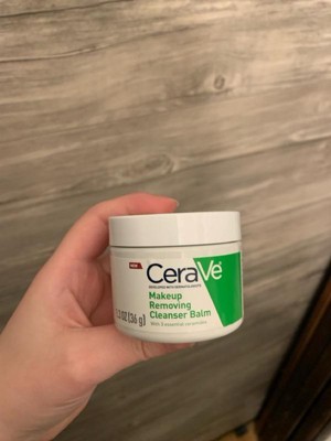 Cerave Hydrating Makeup Cleansing Balm, Travel Size - Unscented - 1.3 ...