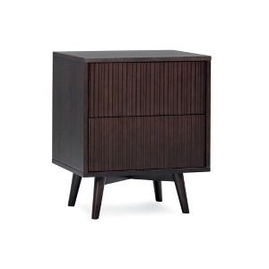 Teamson Home Tremolo Modern Boho 2-Drawer Nightstand with Solid Wood ...