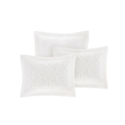 White Amber Cotton Chenille Daybed Cover Set : Target