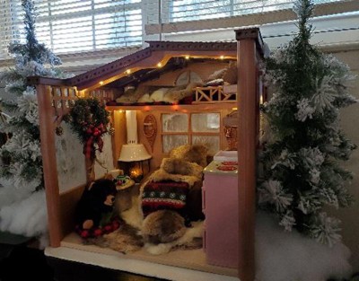 Our Generation Cozy Cabin Dollhouse Playset For 18" Dolls : Target