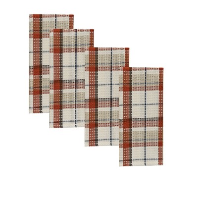 Park Designs Solid Vanilla Waffle Dishtowel Set Of 4 : Target