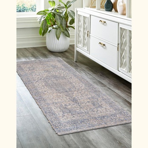 Unique Loom 2' 2 X 6' 1 Chenille Jute Runner Rug : Target