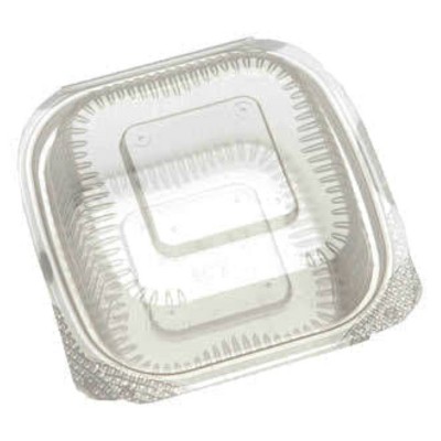 Stalkmarket 6" X 6" X 3" Clamshell Container Clear Pla - Pack Of 80 ...