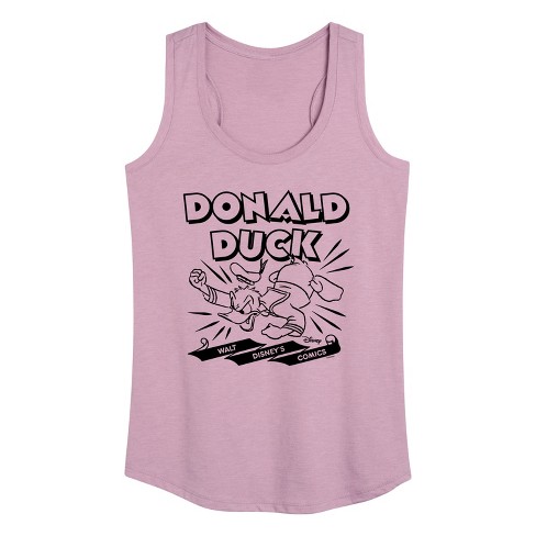 Women's Disney Donald Duck Comics Graphic Racerback Tank - Heather ...