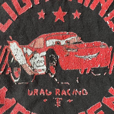 Boy's Cars Lightning Mcqueen Drag Racing T-shirt - White - Small : Target