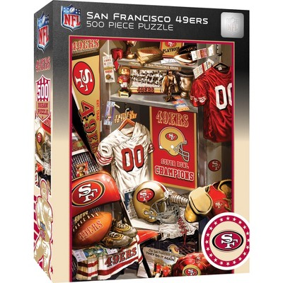Masterpieces 500 Piece Puzzle - San Francisco 49ers Locker Room - 15 ...