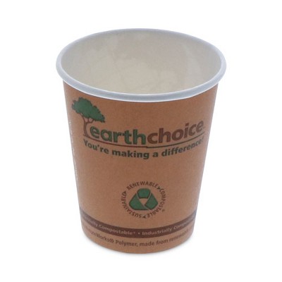 Pactiv Evergreen Earthchoice Compostable Paper Cup,, 8 Oz, Orange ...