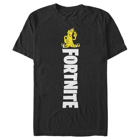 Men's Fortnite Peely Peace Sign Logo T-shirt : Target