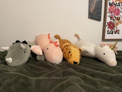 Dinosaur Weighted Plush Throw Pillow Green - Pillowfort™ : Target