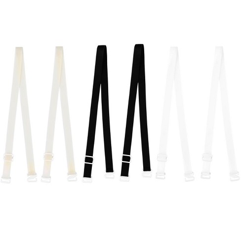 Allegra K Women's Clear Invisible Adjustable Replacement Bra Shoulder ...