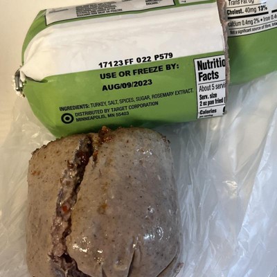 All Natural Turkey Sausage Roll - 16oz - Good & Gather™ : Target