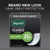 Depend Guards/incontinence Bladder Control Pads For Men - Maximum ...