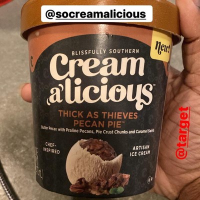 Creamalicious Thick As Thieves Pecan Pie Ice Cream - 16oz : Target