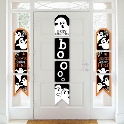 Big Dot Of Happiness Spooky Ghost - Hanging Vertical Paper Door Banners ...
