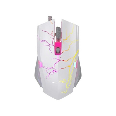 Core Electro 7200 Dpi Rgb Optical Gaming Mouse White One Size : Target