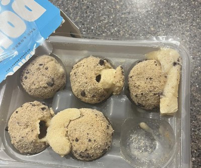 Doughlicious Chocolate Chip Frozen Cookie Dough & Gelato Bites - 7.2oz ...