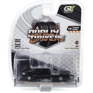 GreenLight 2023 Ram 3500 Dually Flatbed Black 1:64 Scale : Target