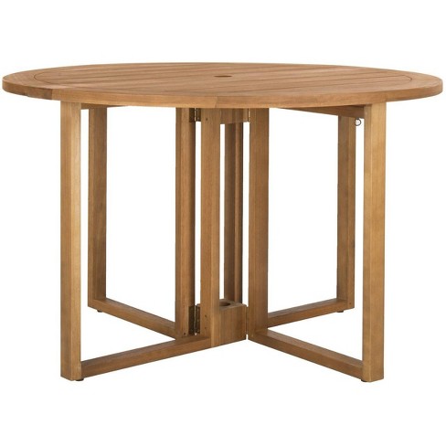 Wales Round Outdoor Dining Table - Natural - Safavieh : Target
