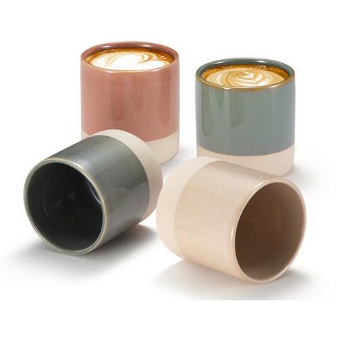 Ceramic Latte Mugs, Multicolor, 10.5 Oz, Set Of 4 : Target