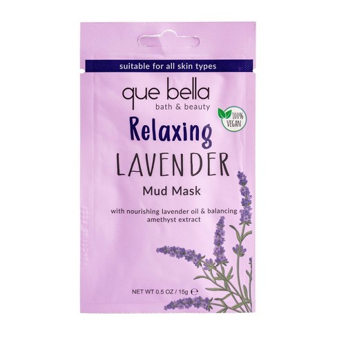 Que Bella Relaxing Lavender Mud Mask - 0.5oz : Target