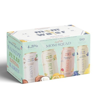 Mom Water Variety Pack - 8pk/12 Fl Oz Cans : Target