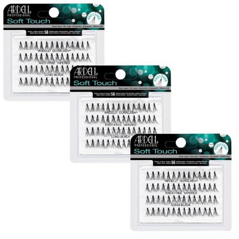 Ardell Knot-free Tapered Soft Touch Lashes - Long Black 68285 (3-pack ...