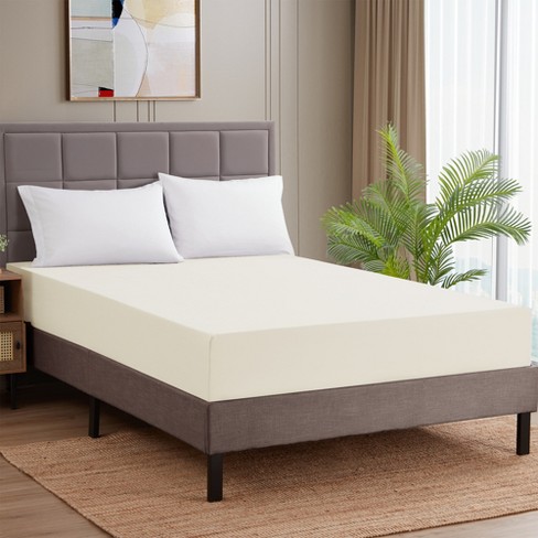 Fitted Sheet Brushed Microfiber Bottom Sheets With Built In Sheet ...