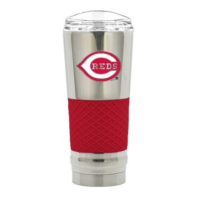 MLB Cincinnati Reds 24oz Chrome Draft Tumbler : Target