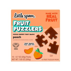 Little Spoon Kids' Fruit Puzzlers Peach Fruit Snacks Made with Real ...