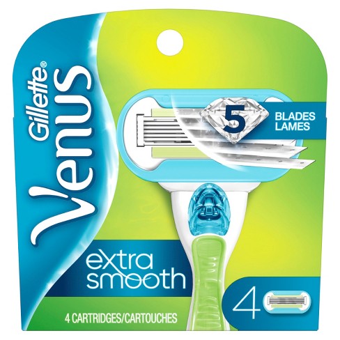 Venus Extra Smooth Women's Razor Blade Refills - 4ct : Target