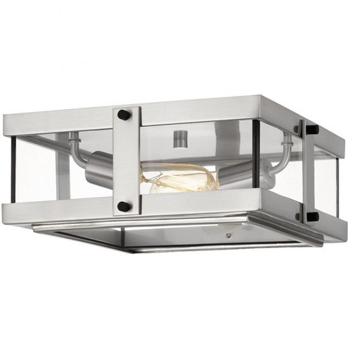 Quoizel Lighting Beck 2 - Light Flush Mount In Brushed Nickel : Target