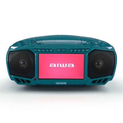 Portable Media Boombox Speaker With A 7" Lcd Screen Dvd/cd/mp3 : Target