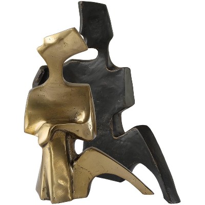 Uttermost Affection Bronze and Gold 2-Piece Couple Sculpture Set : Target