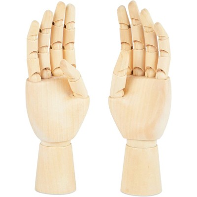 Bright Creations 2 Pack Posable Hand Model For Art, Left And Right ...