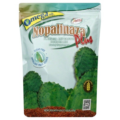 Nopalinaza Flaxseed Cactus Powder - 16.58 Oz : Target