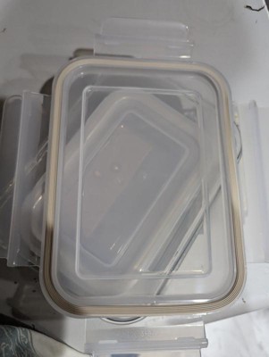 6pc (set Of 3) Glass Food Storage Container Set Clear - Figmint™ : Target