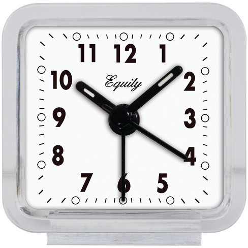 Equity Clear Quartz Alarm Clock : Target