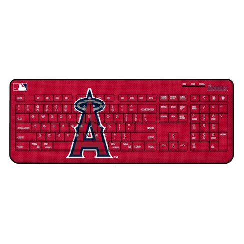 Keyscaper Los Angeles Angels Solid Wireless Usb Keyboard : Target