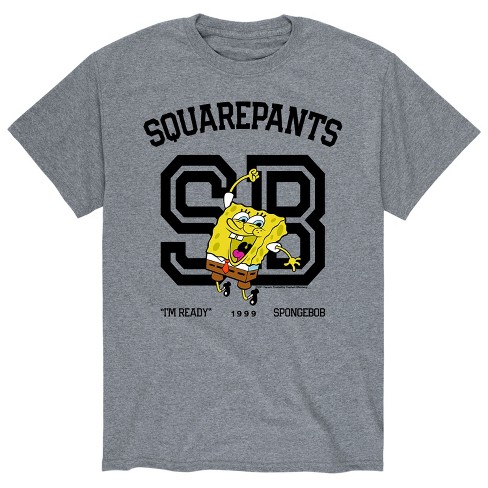 Men's Spongebob Squarepants I'm Ready Sporty Short Sleeve Graphic T ...