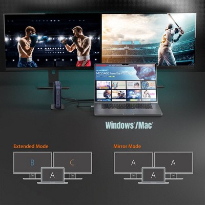 j5create USB-C Dual 4K HDMI Dock: Black, Male-To-Female Adapters : Target