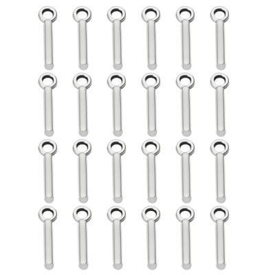 Unique Bargains Metal Elegant DIY Craft Jewelry Making Initial Pendant ...