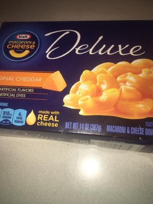 Kraft Deluxe Original Cheddar Mac And Cheese Dinner - 42oz/3ct : Target