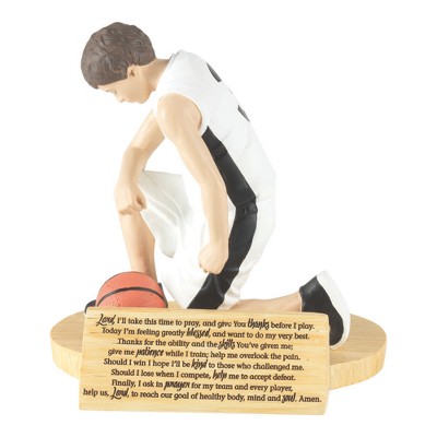 Dicksons Hear Our Prayer Kneeling Basketball Player 5 x 5.5 Resin Stone ...