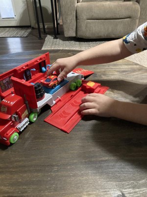 Disney And Pixar Cars Glow Racers Transforming Mack Playset : Target