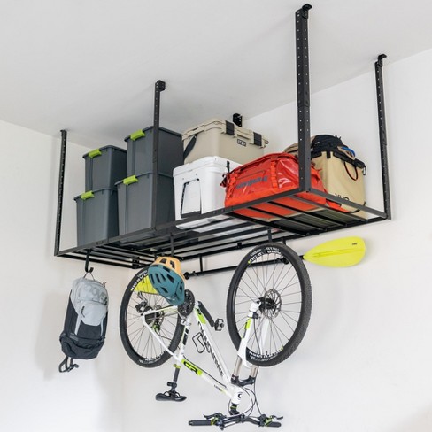 Storeyourboard 3' X 8' Faber Overhead Garage Storage With Hooks | Holds ...